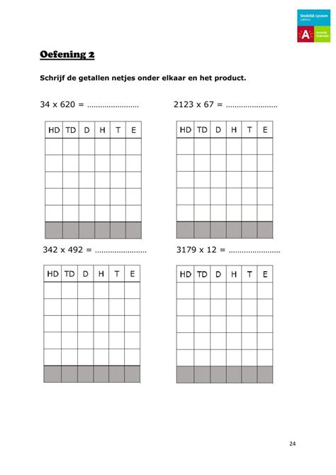 Cijferen Exercise For Cijferen Live Worksheets