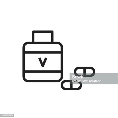 Vetores De Vintamin Garrafa Ícone Ilustração Vetorial Eps10 E Mais