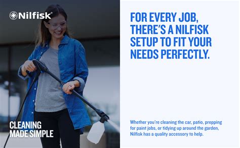Nilfisk Compact Patio Cleaner Wooden Decks Ceramic Tiles Stone Floors And Bricks Pressure