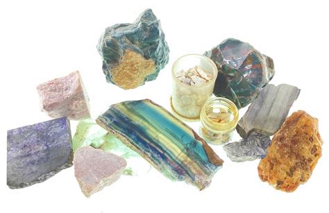 Lot Assorted Semi Precious Gem Stone Specimens