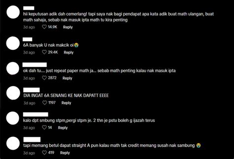 6个a了也不满意！spm考生「数学拿e」⚡妈妈要求重考：必须拿到9个a！