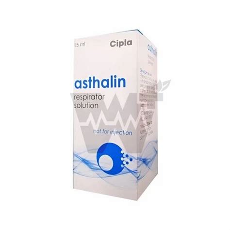 Salbutamol Respirator Solution Inhaler At ₹ 100 Asthma Inhaler In