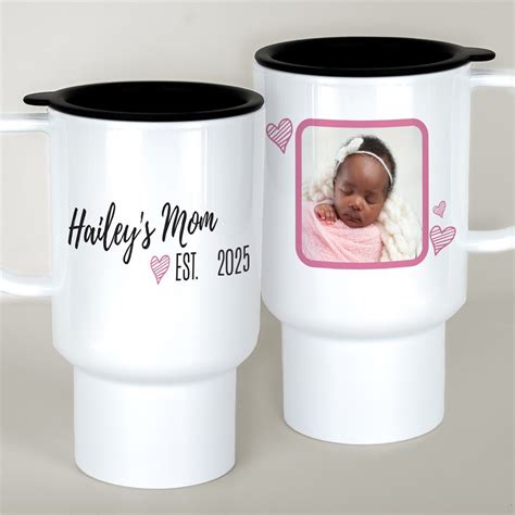Personalized Travel Mug For Mom With Photo Tsforyounow
