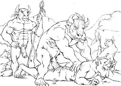 Rule 34 Anal Bovine Buffalo Bull Cum Furryrevolution Gay Male Male