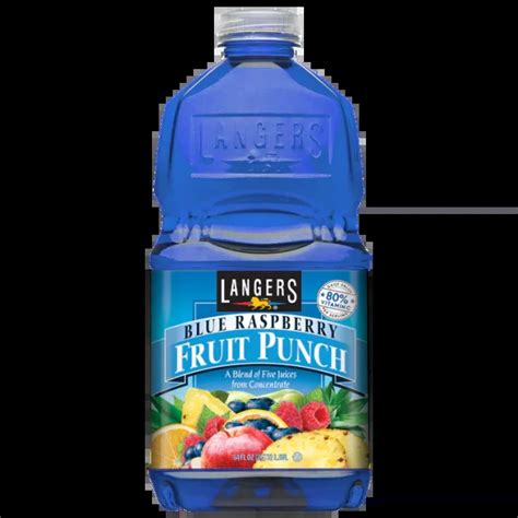 Langers Blue Raspberry Fruit Punch Prime Imports Guyana