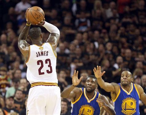 Lebron Shooting Basketball