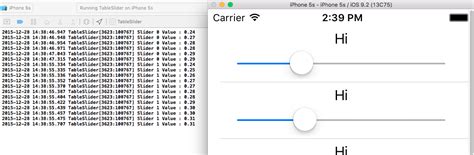 Ios Uislider Not Sliding In Prototype Cell Stack Overflow