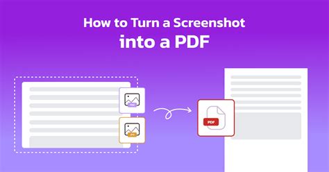 How To Turn a Screenshot into a PDF | PDFinity