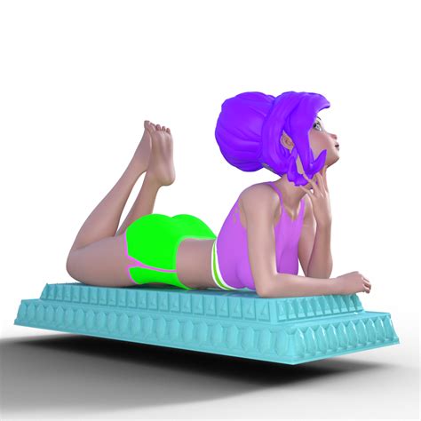Stl File Mikiyo Sexy Girl 🫦 ・3d Printing Model To Download・cults