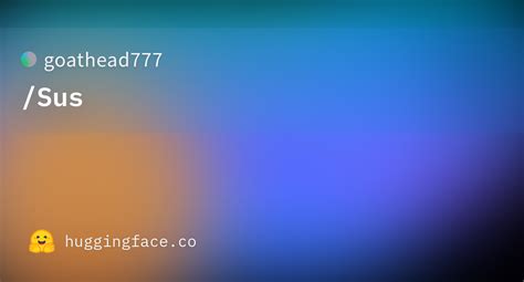 Goathead777 Sus At Main