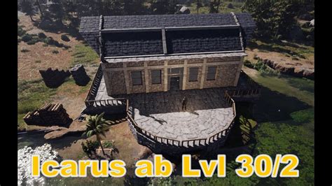 Icarus Gameplay Base Building 302 Rohbau Fertigstellen Youtube