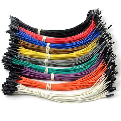 40pcs 20cm Female To Male Dupont Dupont Wire Color Vicedeal