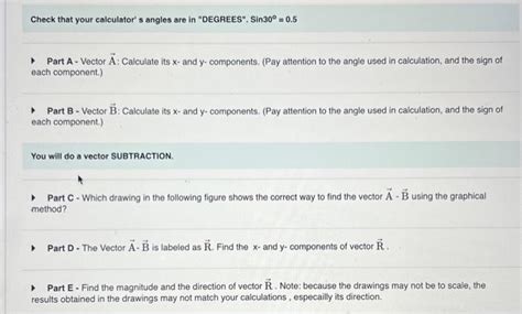 Solved Learning Goal Vector Subtraction Graphical Method