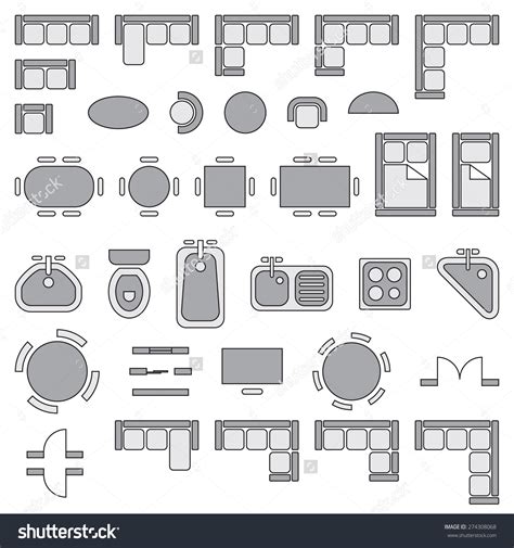 Free Floor Plan Symbols Clip Art Home Alqu