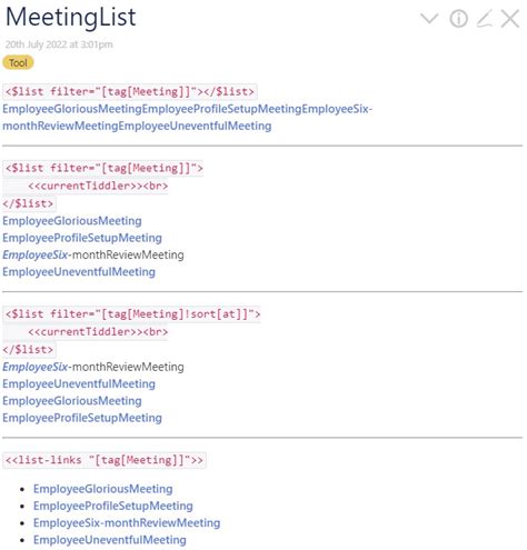 dash in tiddler titles outputs differently when filtering filter
