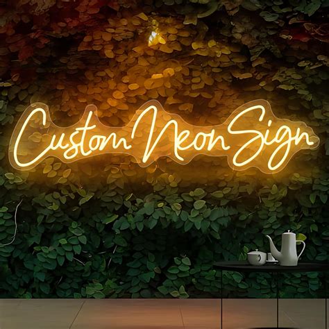 Hadefa Panneau Néon Led Personnalisé 25 152cm Décoration Murale