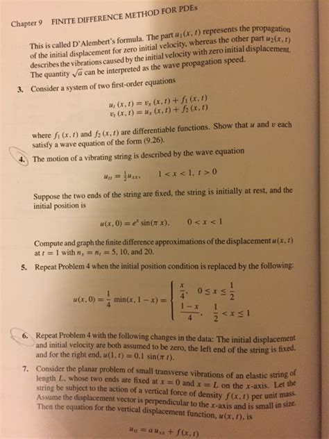 Solved Chapter 9 Finite Difference Method For Pdes This Is