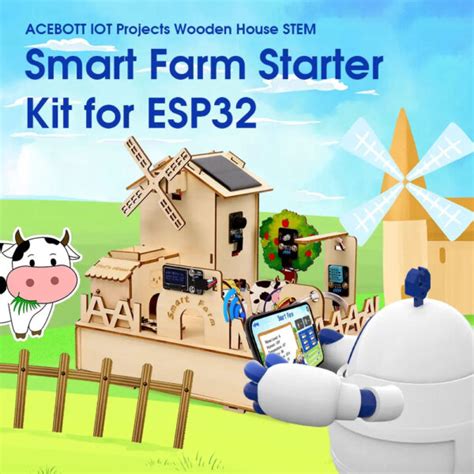 ACEBOTT ESP IoT Smart Farm Starter Kit For Arduino Scratch Graphical Programming DIY