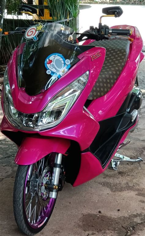 Pcx2017 สีชมพู