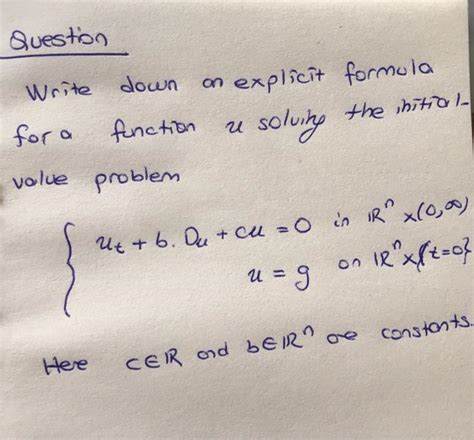 Solved Question Down Write For A On Explicit Formula