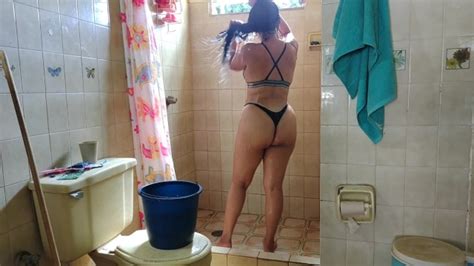 The Maid Forgets To Close The Bathroom Door And Her Boss Comes In