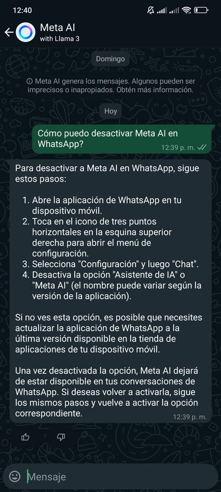 Cómo Desactivar Meta Ai Qué Puedes Hacer Si No Quieres La Nueva Ia De