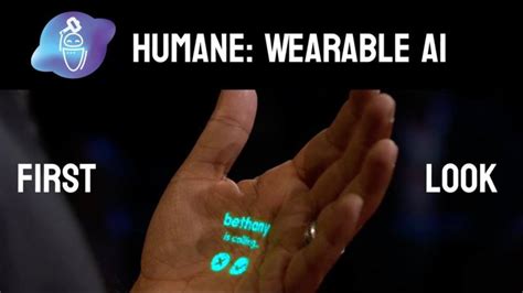 Humane Wearable Ai Projector First Look And Demo Ted Boris Brawer