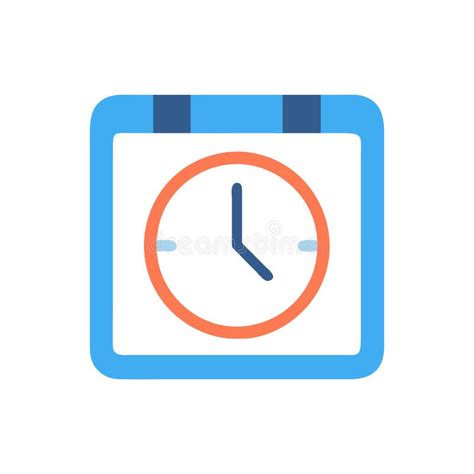 Unique Frameless Clock Design Stock Vector Illustration Of Clock