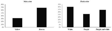 Frequencies For Skin And Flesh Color Of Dioscorea Trifida Tubers