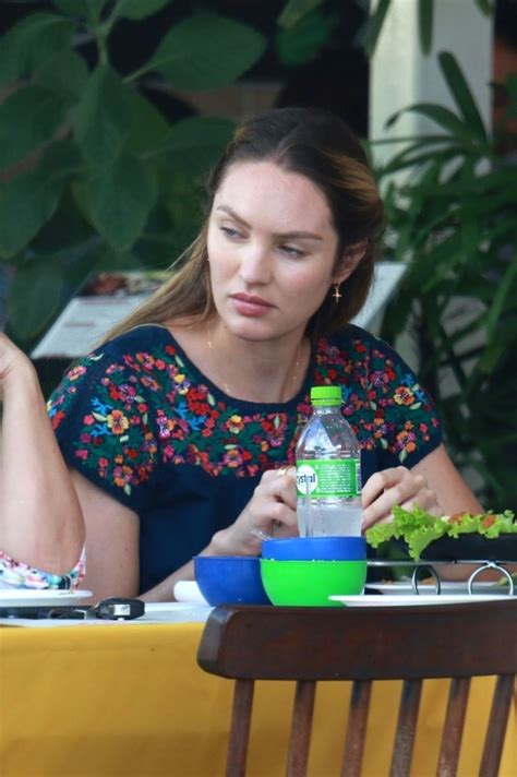 Pregnant CANDICE SWANEPOEL Out For Lunch In Espirito Santo HawtCelebs