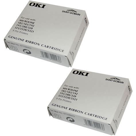Original Oki 09002303 Black Fabric Ink Ribbon 09002303 Oki