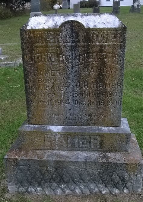 Elizabeth Ann Dancy Ramer 1840 1900 Find A Grave Memorial