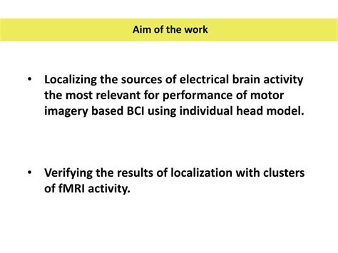 PPT Brain Computer Interface Based On Motor Imagery PowerPoint Presentation ID