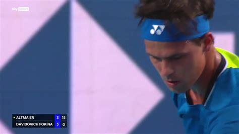 Stream Daniel Altmaier Alejandro Davidovich Fokina Die Highlights
