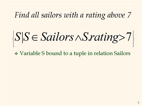 Relational Calculus Chapter 4 Part Ii Ppt Download