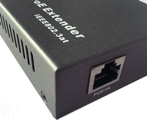 Ethernet Extender 10 100m Poe Extender Repeater Ieee 802 3af Ex 201e