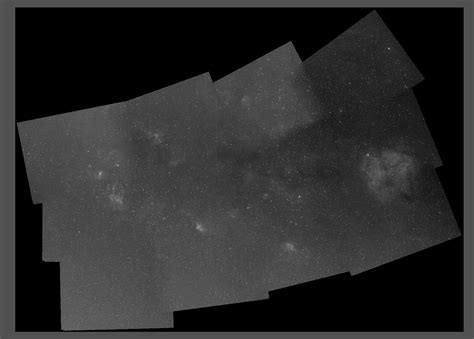 Région De Céphée 12 Panneaux Et Multi Résolution Astrophotographie