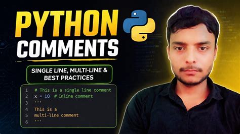 Python Comments Tutorial Single Line Multi Line And Best Practices