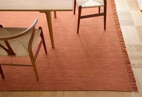Nanda Rostfärgad Matta I Ull Chhatwal And Jonsson
