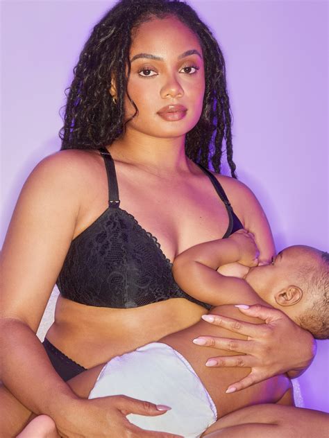 Floral Lace Maternity Bralette In Black Savage X Fenty Netherlands