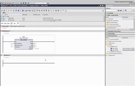 plc siemens simatic s7 como servidor modbus tcp un tutorial rápido