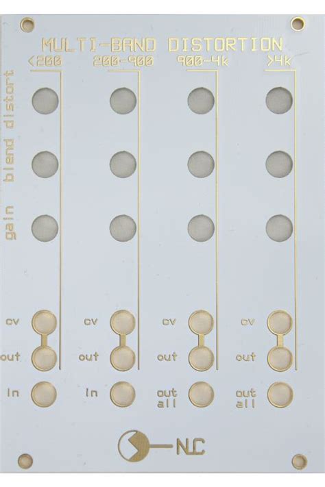 Multiband Distortion Panel Nonlinear Circuits Modular Addict