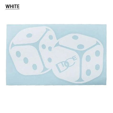 Dice ゆうパケット対応可能！ ステッカー ダイス Sticker サイコロ ロゴ スノボ スノーボード ダイカット カッティングシート