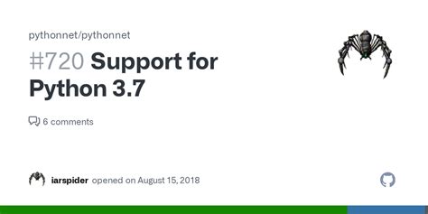 Support For Python Issue Pythonnet Pythonnet GitHub
