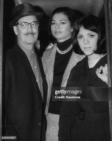 American Comic Actor Groucho Marx With His Wife Eden And Daughter