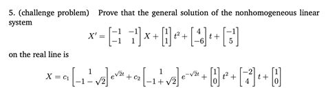 Solved Linear Systems Preliminaries 5 Challenge