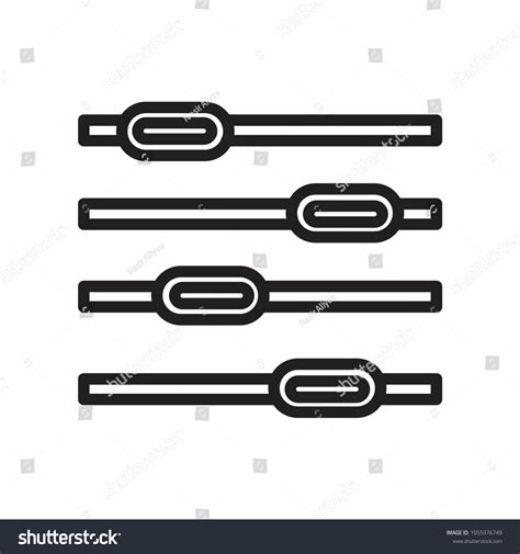 Adjustment Button Icon Vector Stock Vector Royalty Free Shutterstock