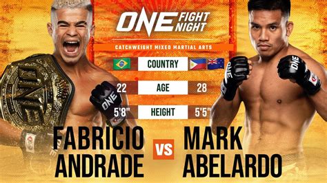 Choked Out Fabricio Andrade Slept Mark Abelardo One Championship The Home Of Martial Arts