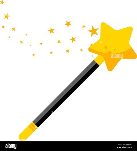 Magic Wand Vector Illustration Stock Vector Image And Art Alamy