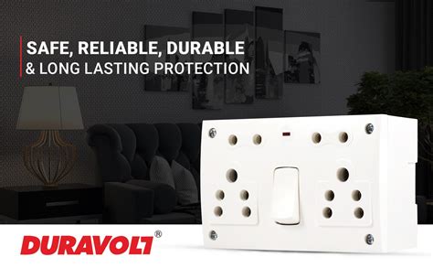 6a Switch Socket Combined 5 In One Duravolt